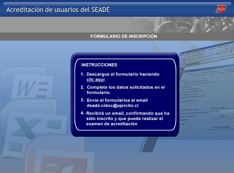 Acreditación SEADE